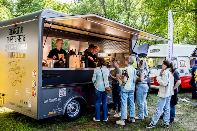 Huur een frietkraam voor jouw instelling
